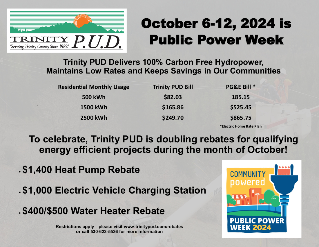 Trinity PUD Weaverville, CA Public Utility Services